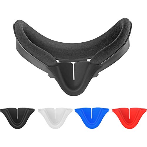 Nose Pad for Oculus Quest 2,Oculus Quest 2 VR Accessories Silicone Cushion Light-Shielding Comfort Protection Nose Pad (Black)