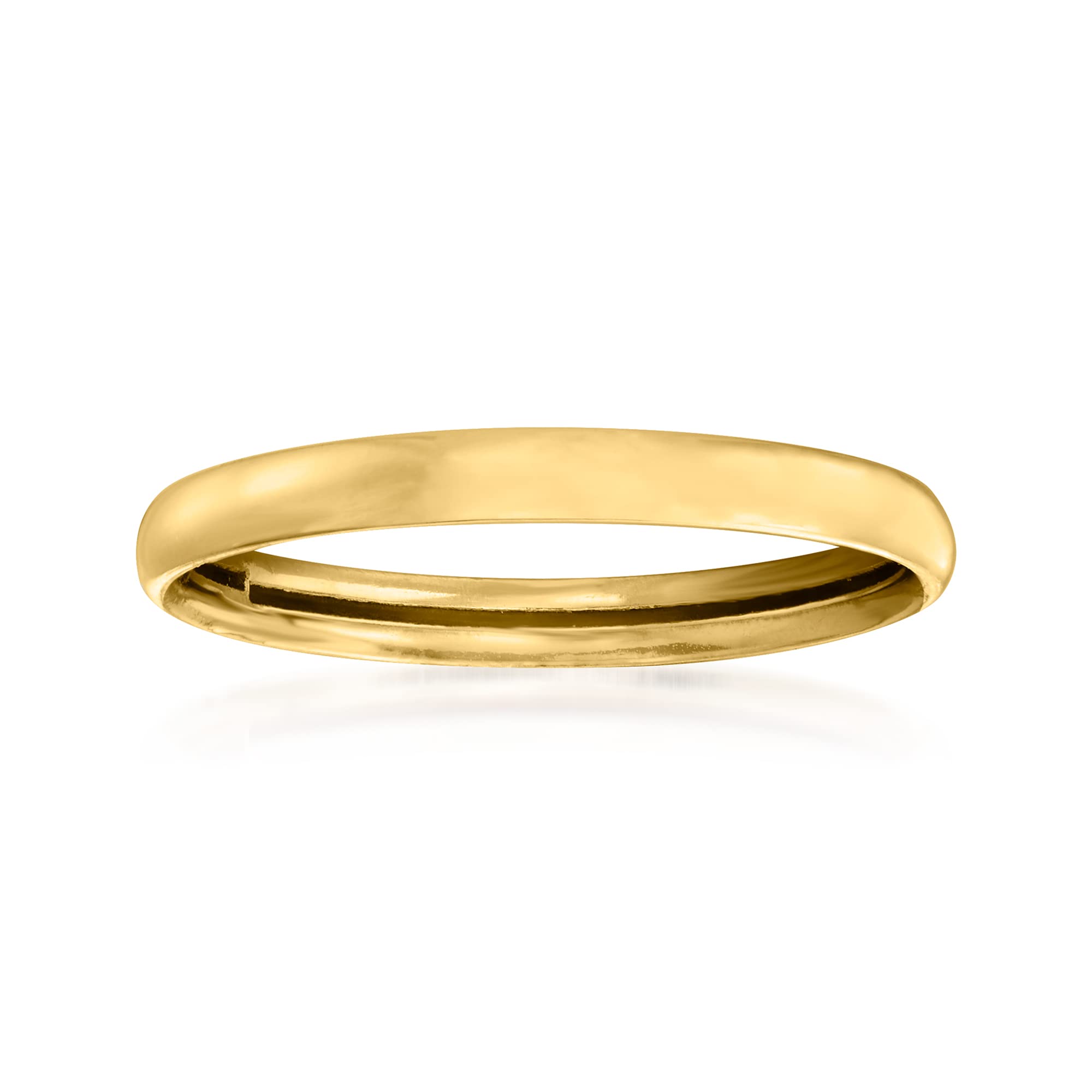 RS Pure by Ross-Simons 14kt Yellow Gold Polished Ring. Size 9