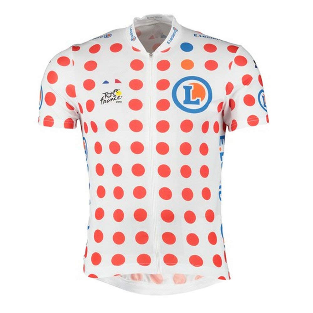 Men's Cycling Jersey Bike Jersey Bicycle Shirts Summer Breathability Short Sleeve Clothing C202 (A, L)