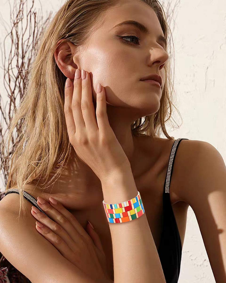 PHALIN Tile Bracelets for Women - 4PCS (Style A)
