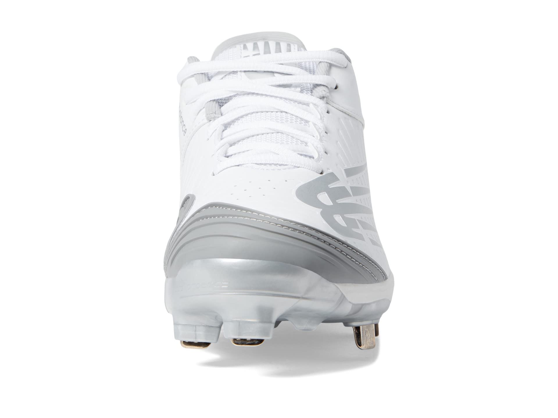 New Balance Women's Fuse V3 Metal Pitch Softball Shoe, White/White, 7
