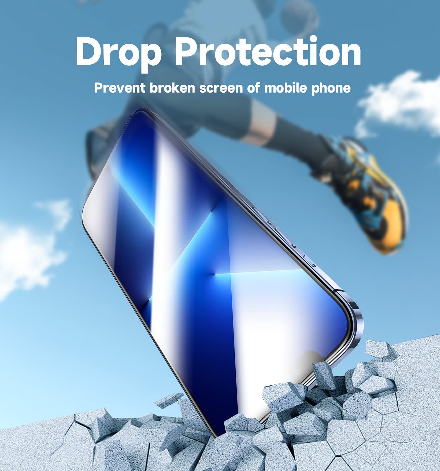 MAGIC JOHN 2 Pack for iPhone 13 Pro Max/iPhone 14 Plus 6.7 inch Tempered Glass Screen Protector, Auto Dust-Elimination Installation, Bubble Free, HD Clear, Easy Installation