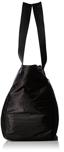 LeSportsac City Chelsea Tote Quilt, Logo Deboss Black