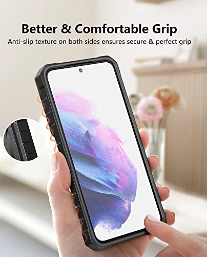 WTYOO for Samsung Galaxy S22-Plus Case: Military Grade Drop Proof Protective Rugged TPU Matte Shell | Shockproof Durable Protection Tough Cell Phone Cover with Built-in Kickstand