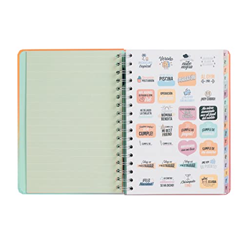 Mr. Wonderful, Office Planner 2023-2024 Weekly 18 Months All My Plans
