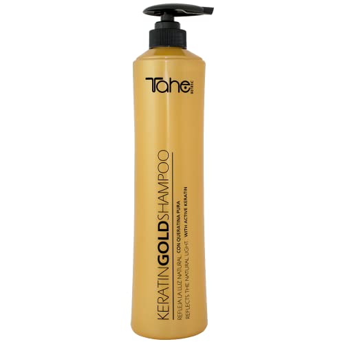 Tahe Keratin Gold Shampoo 800ml + Mask 800ml + Keratin Serum 30ml
