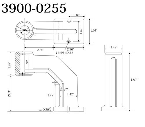 Vertex 3900-0255 Compact Hand Tapper On Magnetic Base