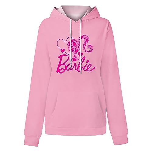 wkind olades Come On Let's Go Party Hoodies for Women Oversized Hooded Sweatshirts Fleece Casual Long Sleeve Pullover Loose Bachelorette Fall Clothes 2038 Pink