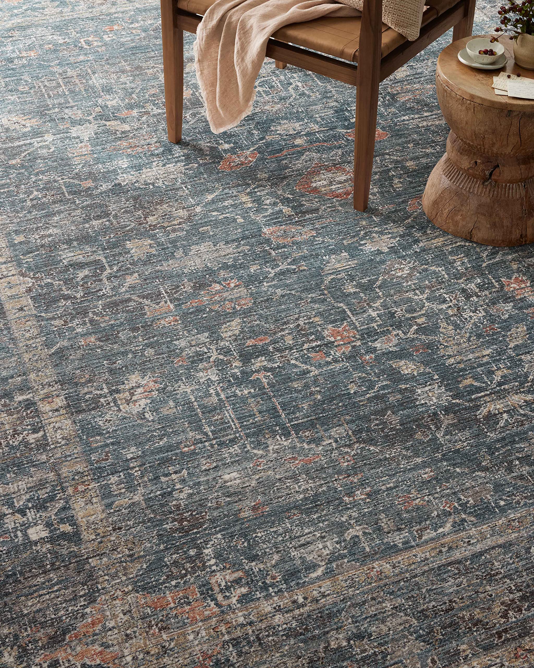 Loloi Magnolia Home by Joanna Gaines x Millie Denim/Multi 7'-10" x 10' Area Rug