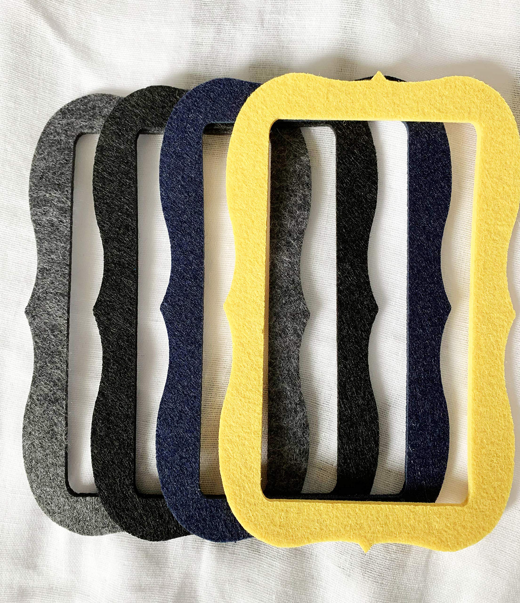 Milestone Marker Set Square Circle Star and Arrow Felt Black…