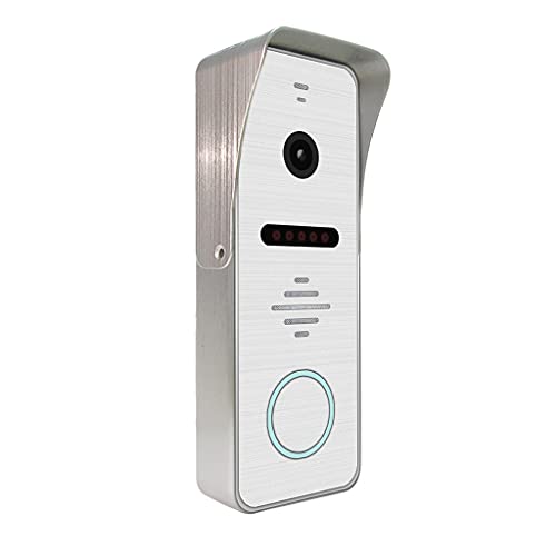 WSJIE Video Intercom 7 Inch Wired 1200TVL Video Door Phone Doorbell Camera Call Panel 130° Motion Detect For Home Security (Size : B)