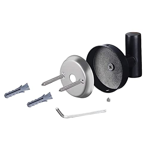 WOJIUBUXIN Towel Hooks Matte Black Coat Robe Clothes Hook SUS 304 Stainless Steel Modern Wall Hook for Bathroom Kitchen Bedroom Hotel Heavy Duty Wall Mounted 2 Pack…