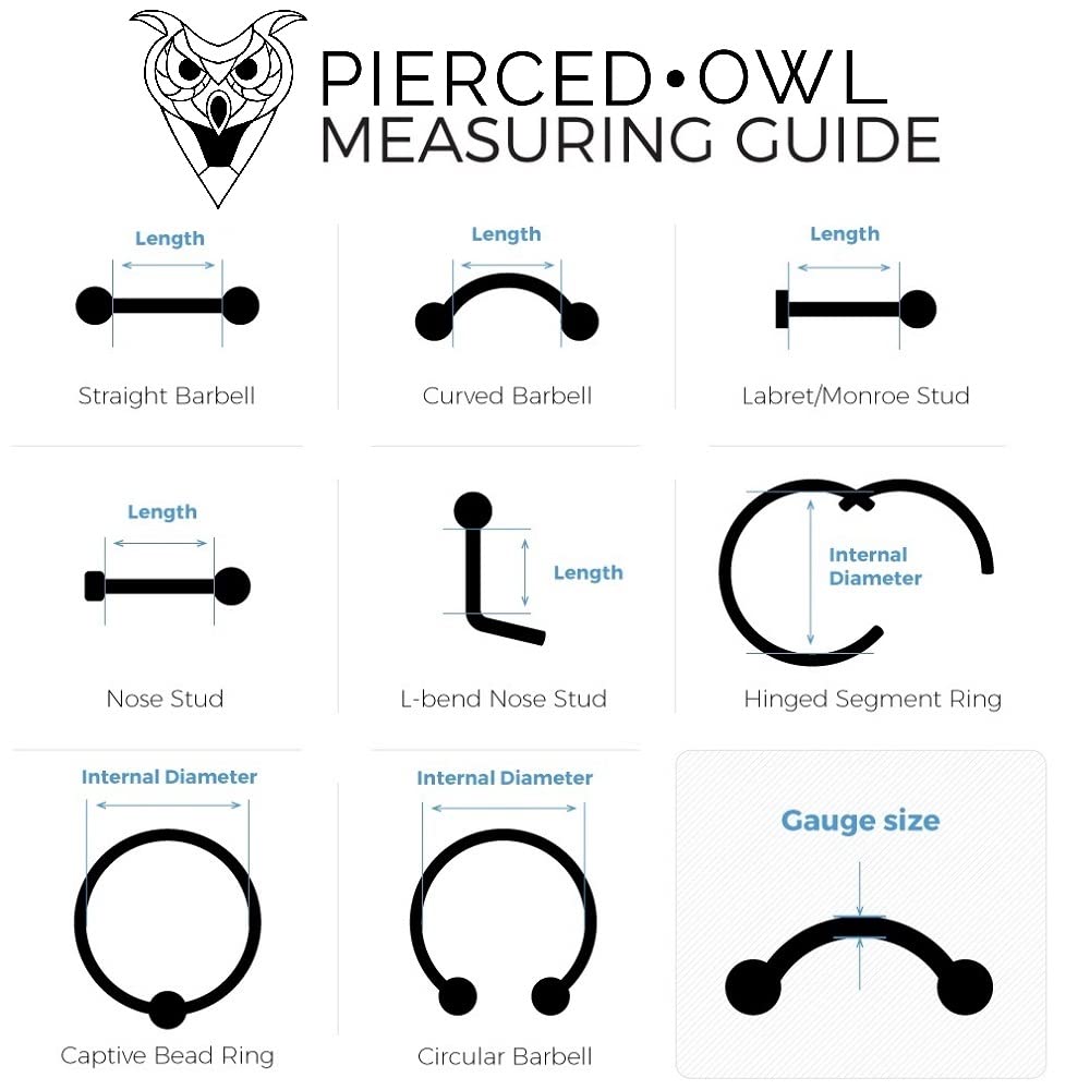 Pierced Owl 16GA Stainless Steel Celtic Snake and Heart Seamless Cartilage Daith Septum Ring