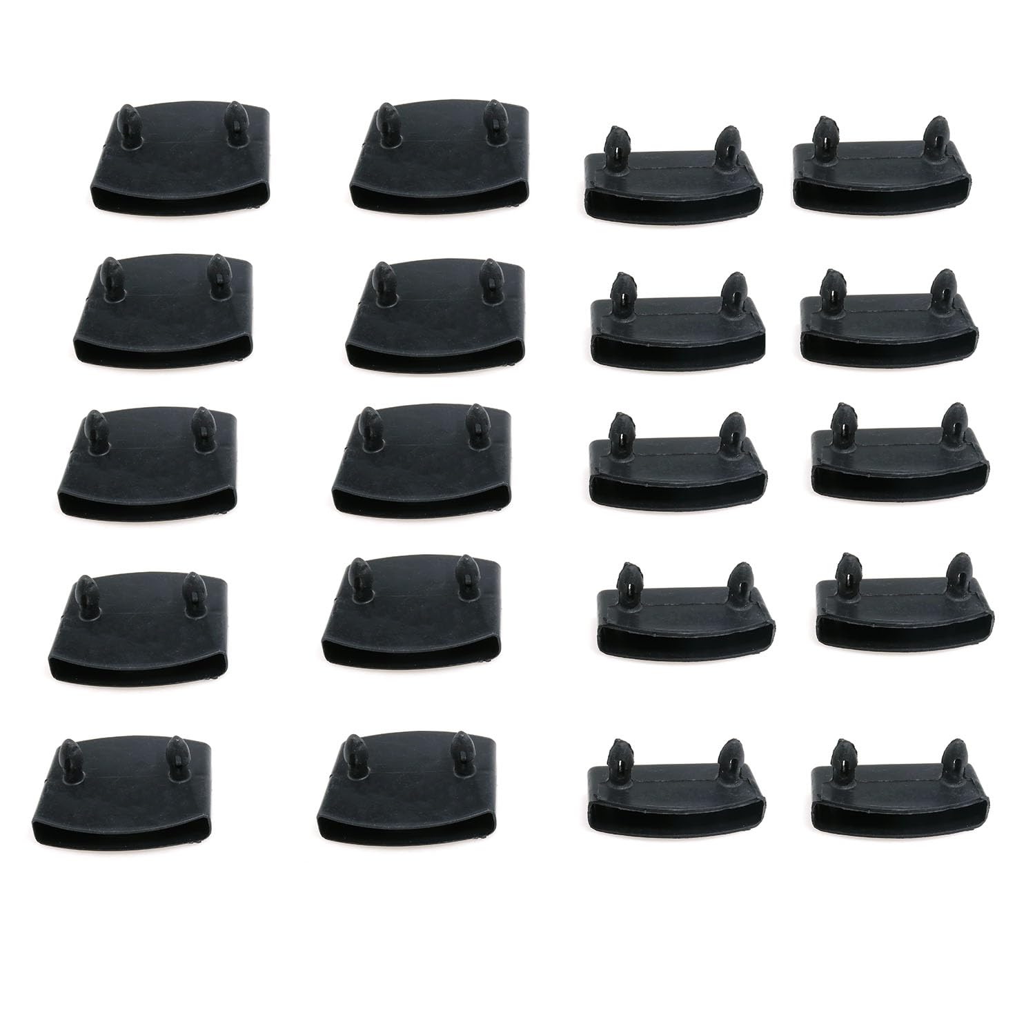 Meuey Lyot-55mm x 9mm Bed Slat Holders Replacement Bed Slat Holders Suitable for Bed Support slats Bed Center(10 Center Covers and 10 end Covers for Bed Support) slats Bed Support slats