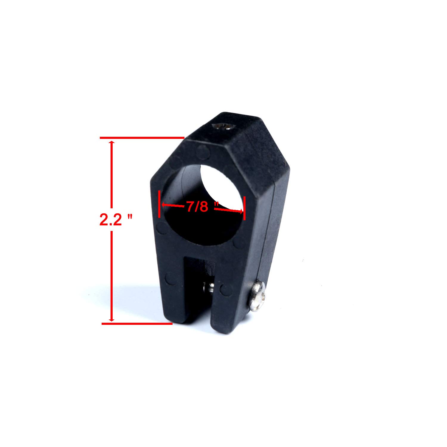 MX Bimini Top Jaw Slides 7/8",Nylon Boat Hardwre Fitting Pack of 4