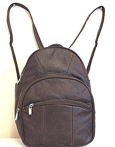 Leather Backpacks, Leather Laptop Backpack For Women Real Tan Leather Bookbag With Multiple Pockets And Adjustable Size, Genuine Leather Backpack For Women Leather Backpack Purse For Women