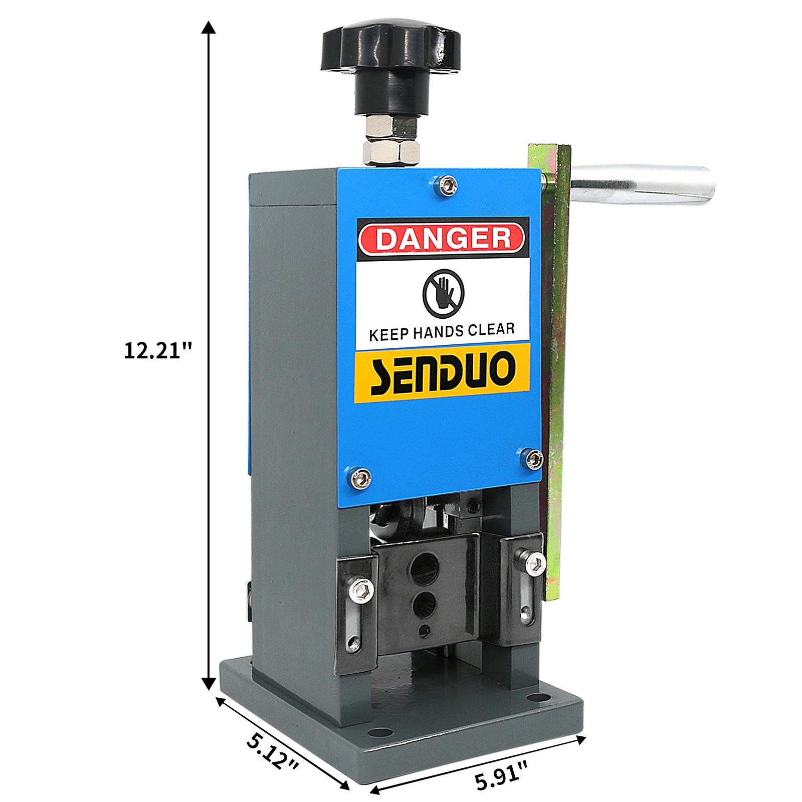 Manual Wire Stripper Machine 0.06"-1" Wire Stripping Machine 60ft/Min Cable Strippers For Recycling Scrap Copper Wire