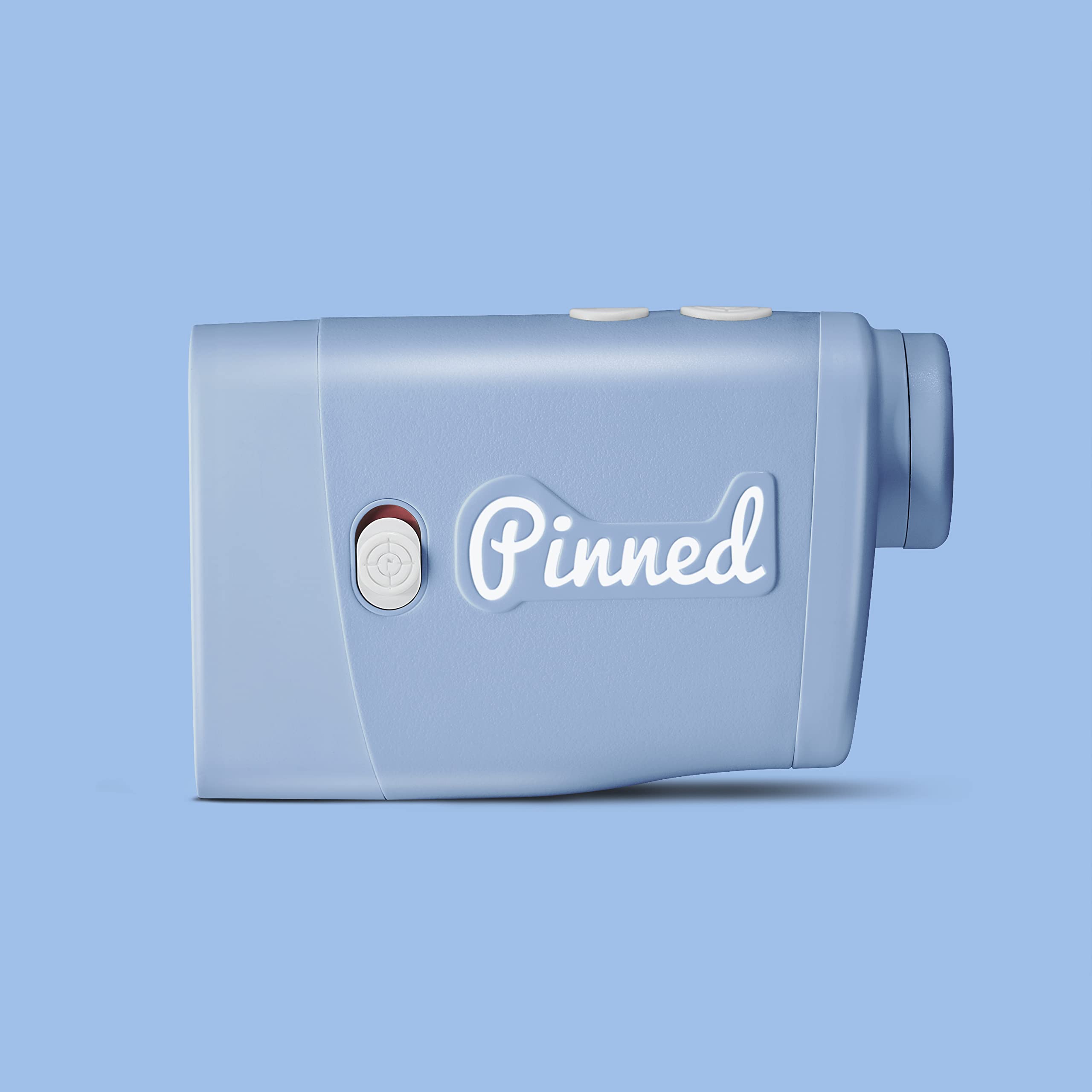 Pinned Prism Slope Golf Rangefinder | Golf Distance Rangefinder with Slope | USB Rechargeable Pinned Locked Vibration Laser Range Finder Golf | Rangefinder Golf Accessories for Men and Women, Red