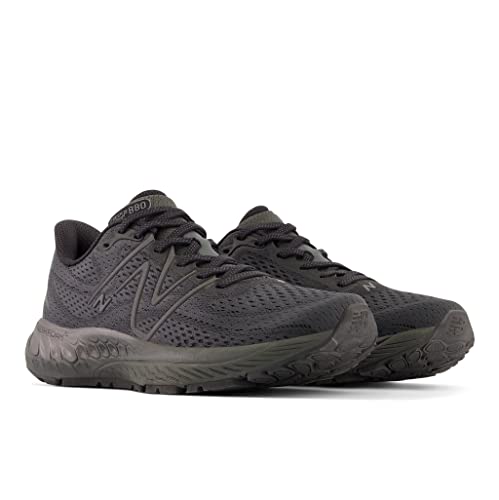 New Balance Women's W880T13 Running Shoe, Blacktop/Black Metallic/Black, 7 Narrow