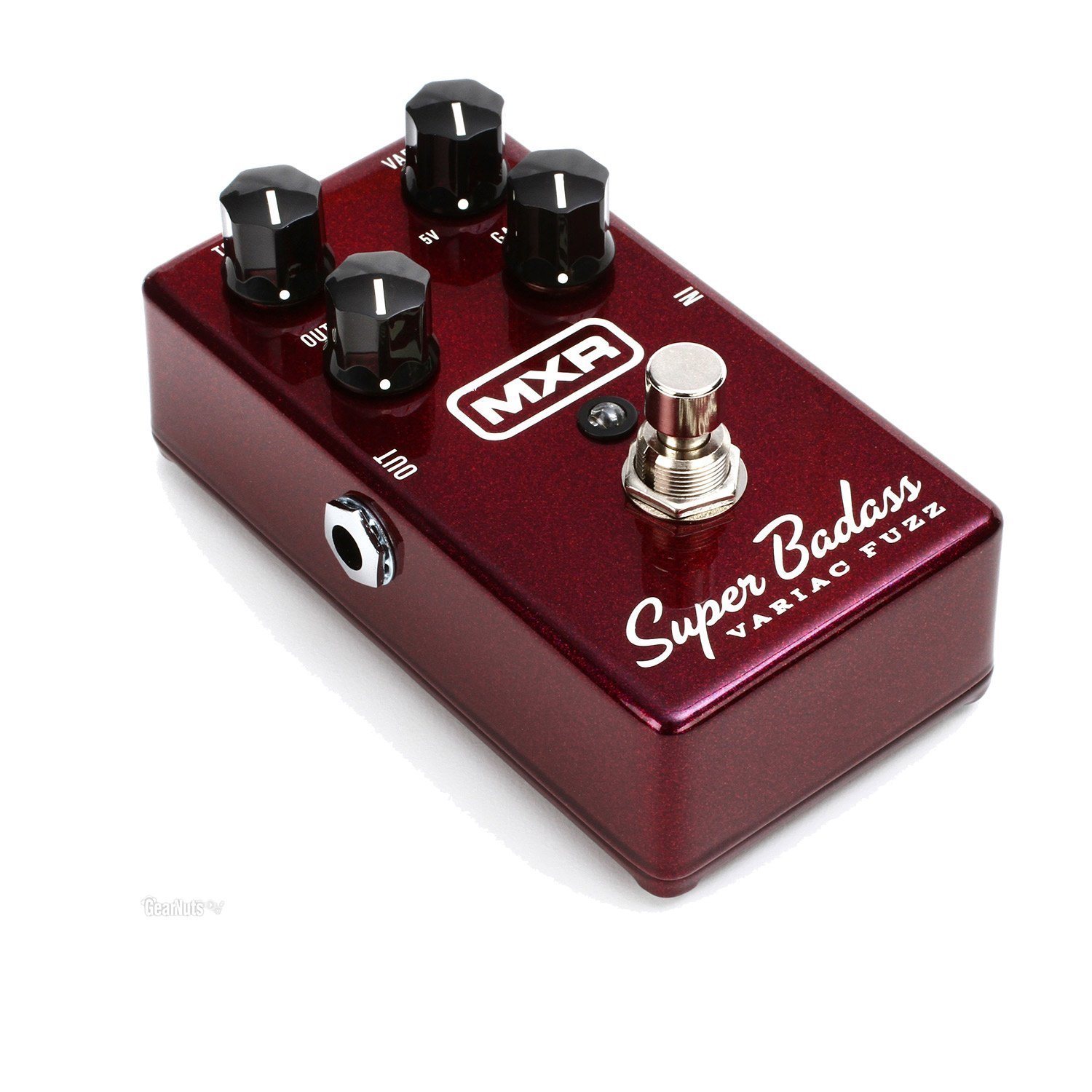 MXR M236 Super Badass Variac Fuzz Distortion Effects Pedal BUNDLE w/ 2 Patch Cables and Dunlop PVP101 Pick Pack