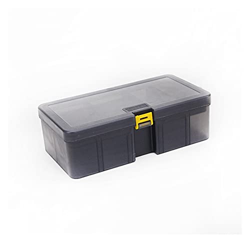 Multifunction Tackle Storage Box Double Layer Thick Lure Box Storage Box Bait Accessories Tool Box Plastic Box Fishing Gear Fishing Lure Hook Tackle Excellent waterproof performance