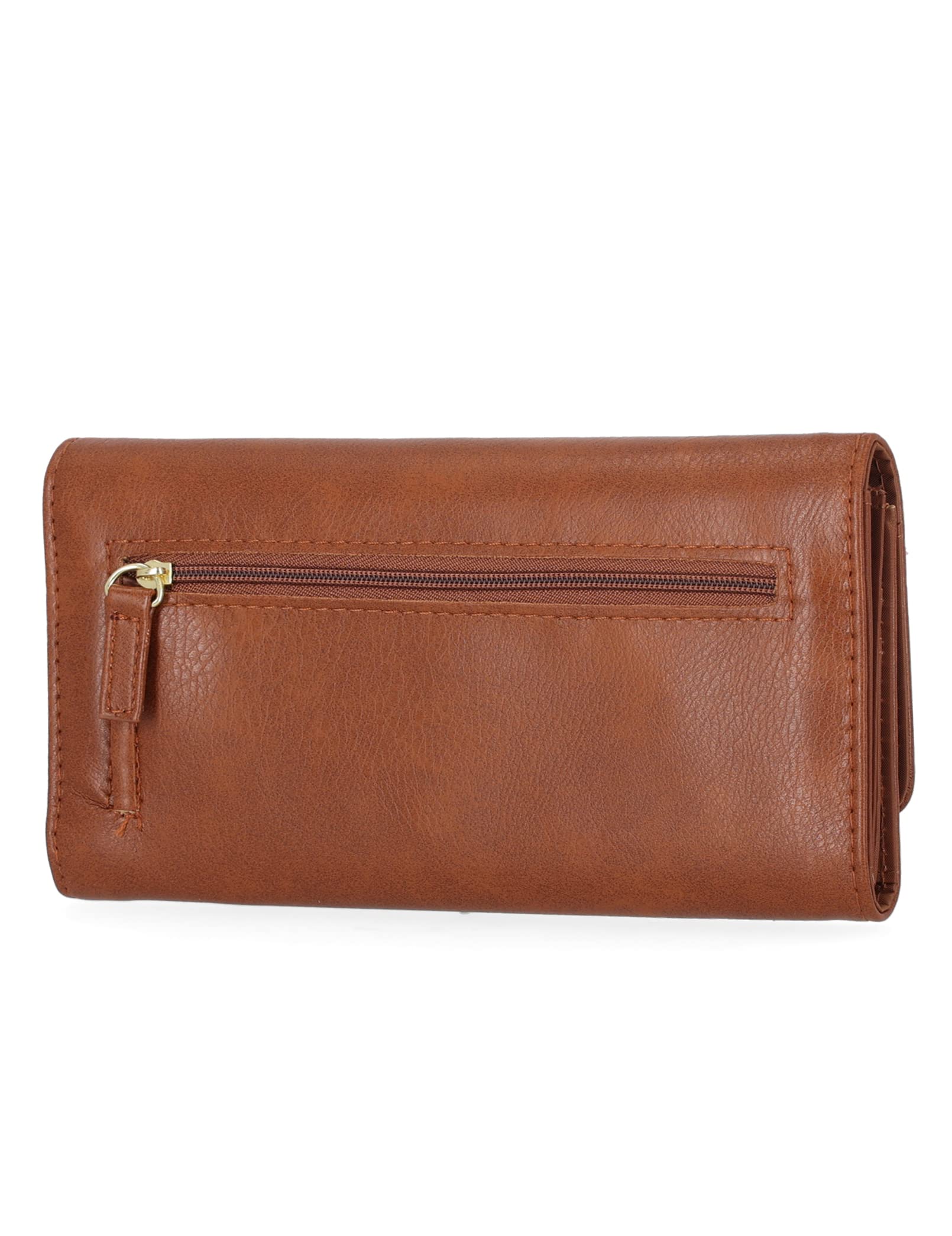 Mundi File Master Womens RFID Blocking Wallet Clutch Organizer With Change Pocket (One Size, (Black))