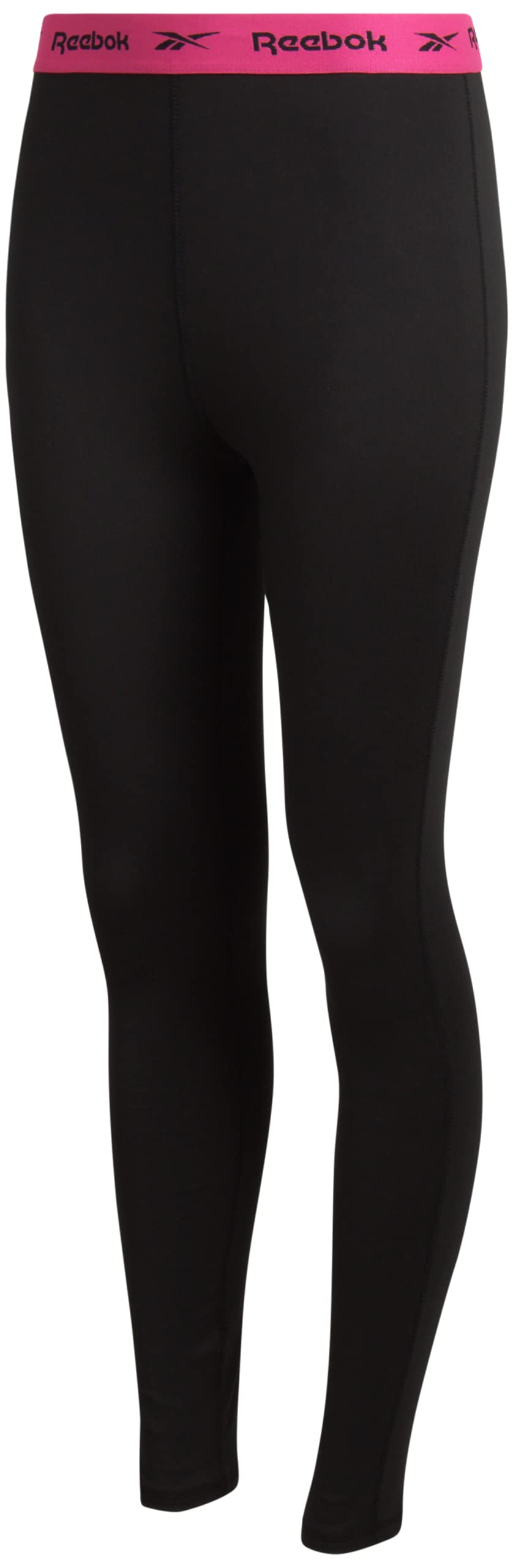 Reebok Women's Performance Leggings - Athletic Base Layer Yoga Pants Leggings (S-XL), Size Medium, Black