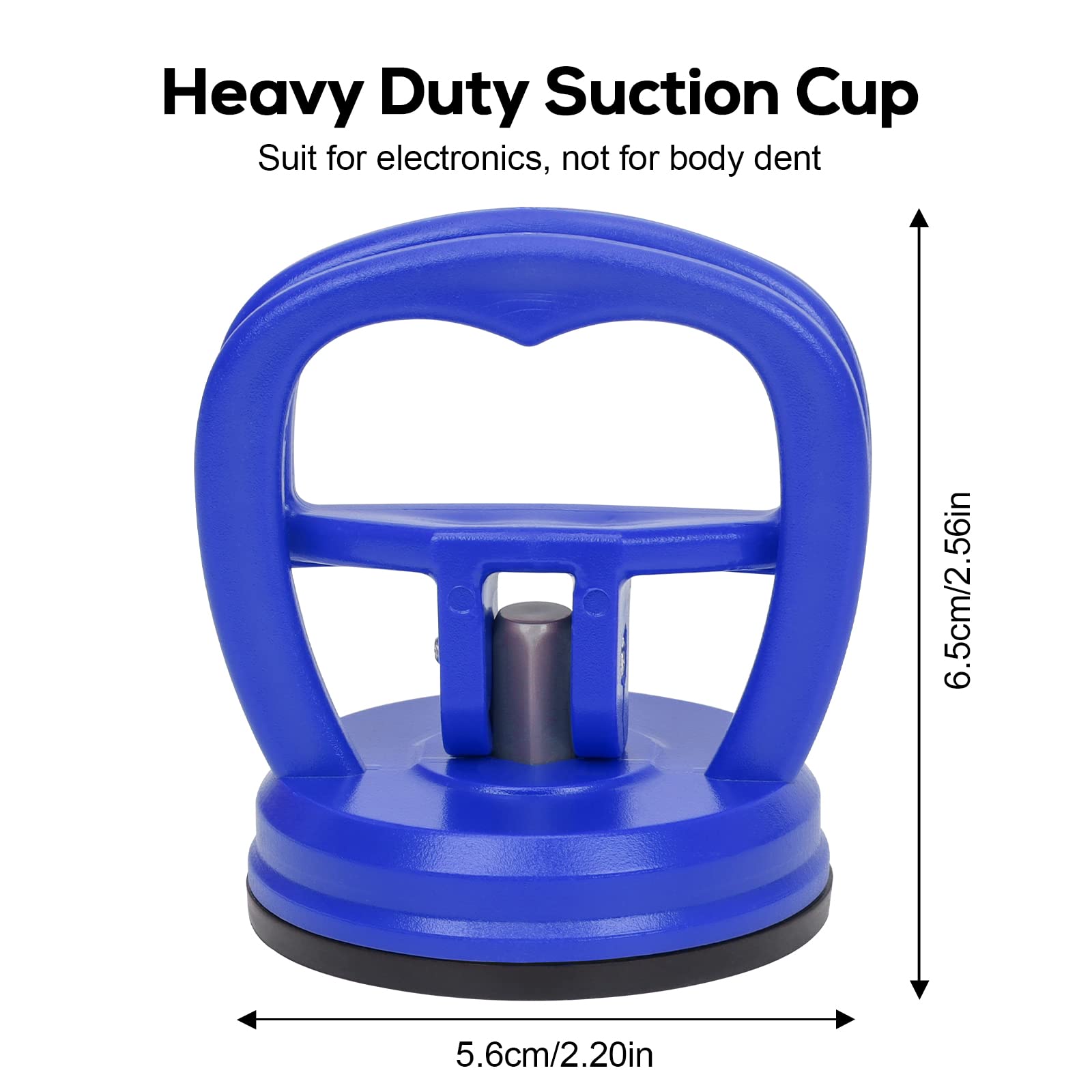 STREBITO Suction Cups Heavy-Duty 2 Pieces Screen Suction Cups Tool for iMac, iPhone, MacBook, iPad, TV, Phone, Laptop, Computer, Tablet, LCD Screen Remover, Small Dent Puller