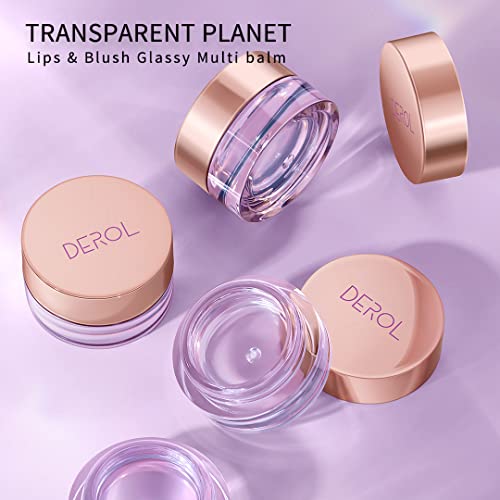 NewBang 2pcs Color Changing Blusher for Cheek Moisturizing Blush Rouge Multi-use Cream for Cheek & Lip Waterproof Gel for Cheeks & Lips Glossy Shiny Finish Blush Makeup