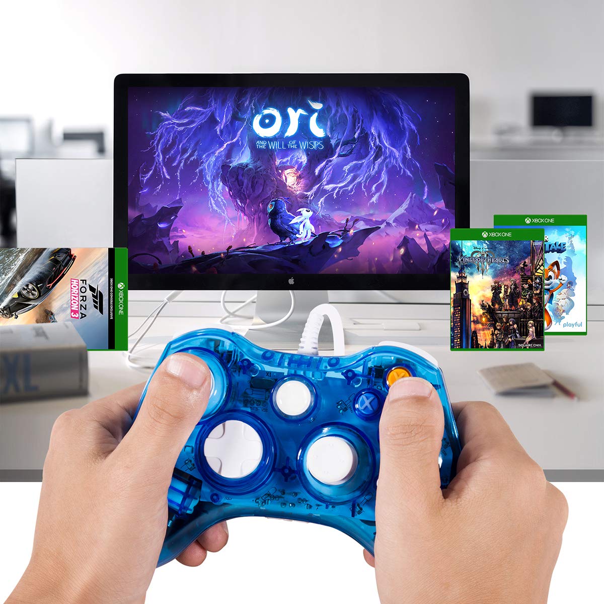 LUXMO PREMIUM Wired Xbox 360 Controller,USB xbox360 Wired Controller Gaming Controller Gamepad Joystick for Microsoft Xbox 360,Xbox 360 Slim,PC Windows(Windows 10/8.1/8/7)