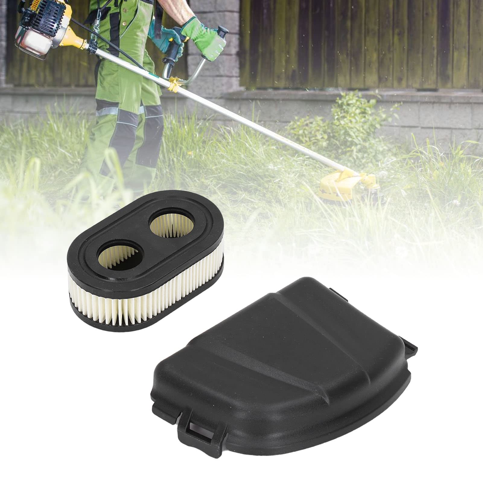 Yosoo Air Filter Trimmers 798452 Cover for 590548 Lawn Parts Set Accessories Plastic Air Filter Part Number Lawn Mower Air Filter Covers