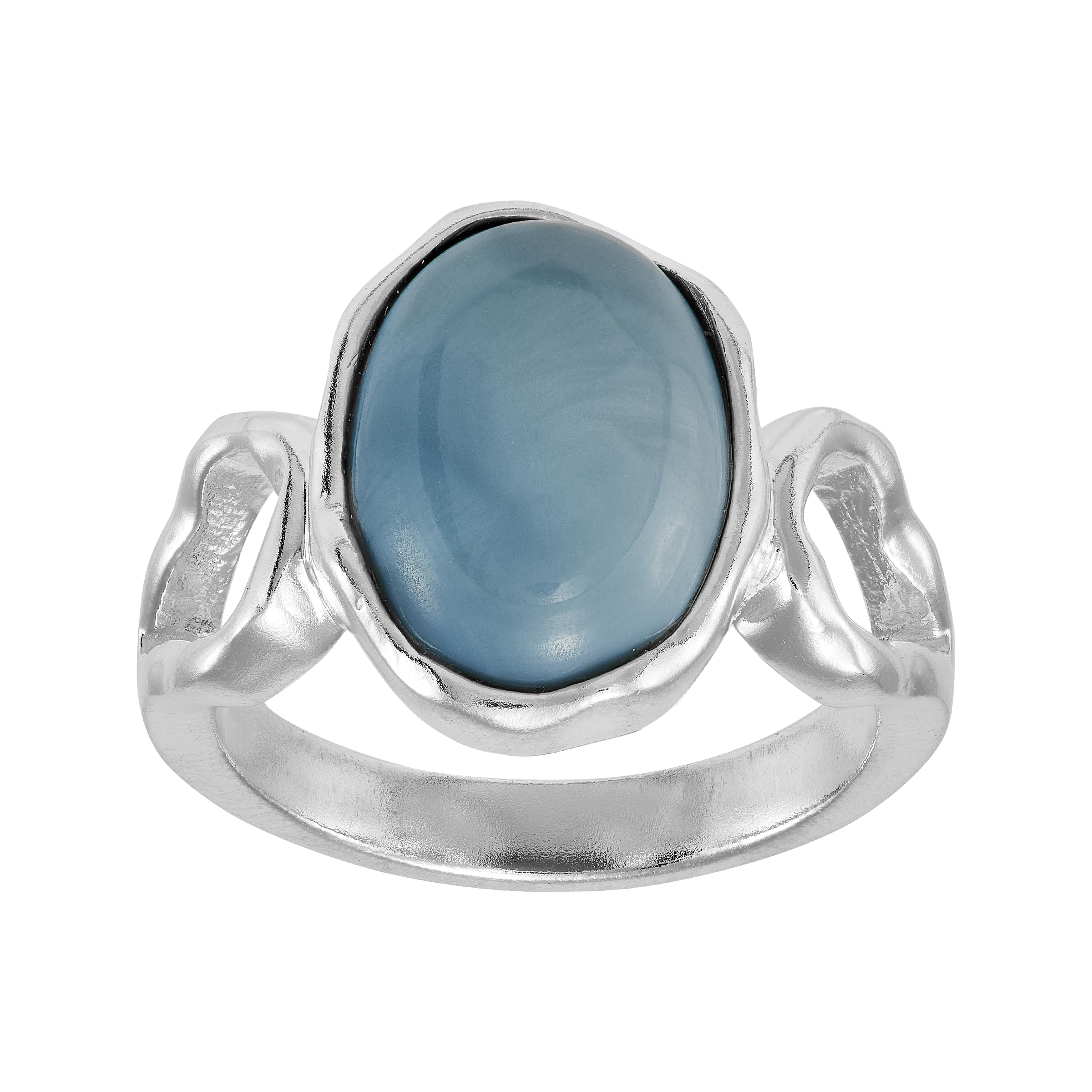 Silpada 'Blue Jean' Sterling Silver Opal Ring, Size 10, Size 10