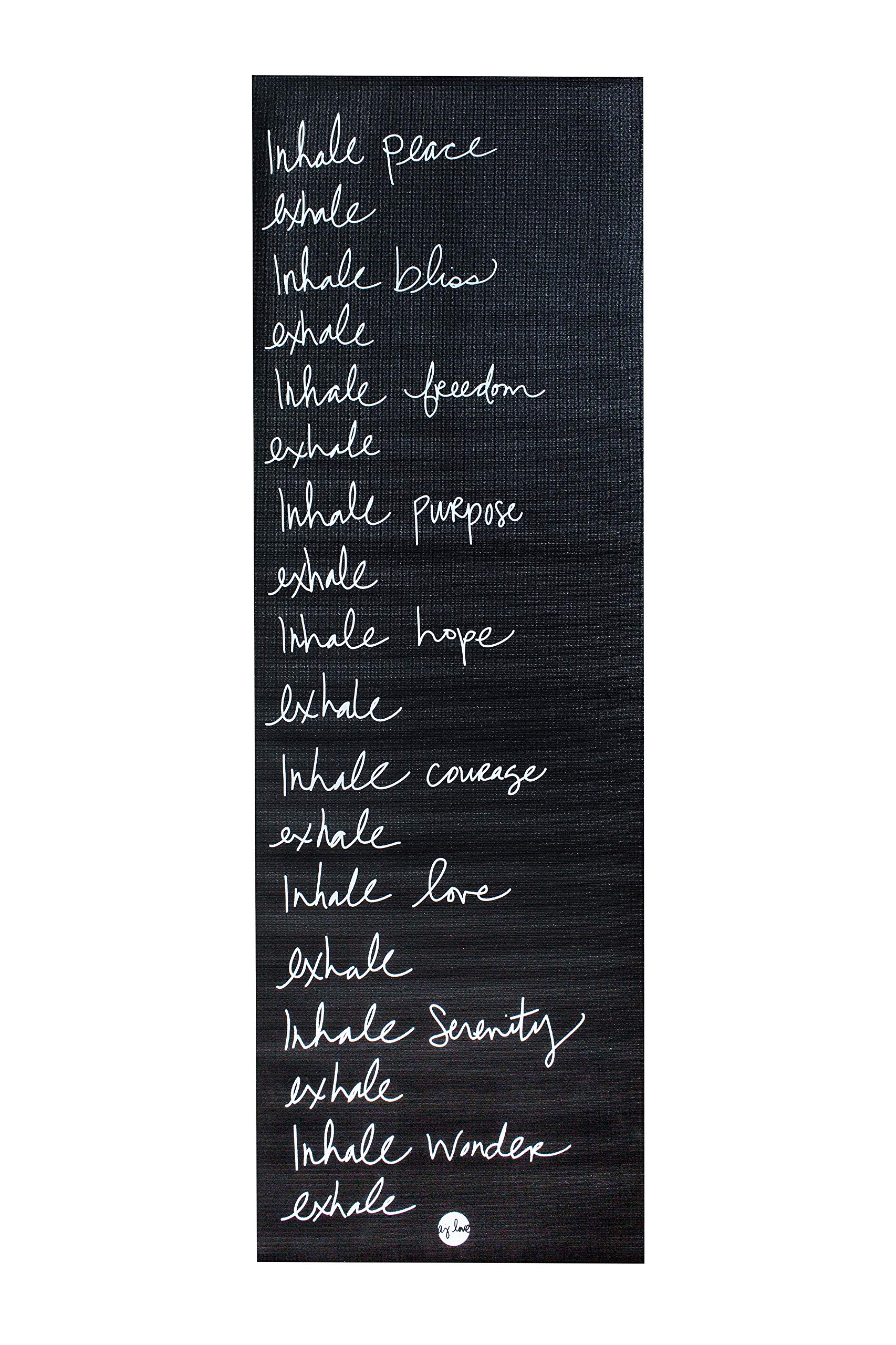 Mantra Inspired Professional Yoga Mat by aj Love | The Inhale Mat