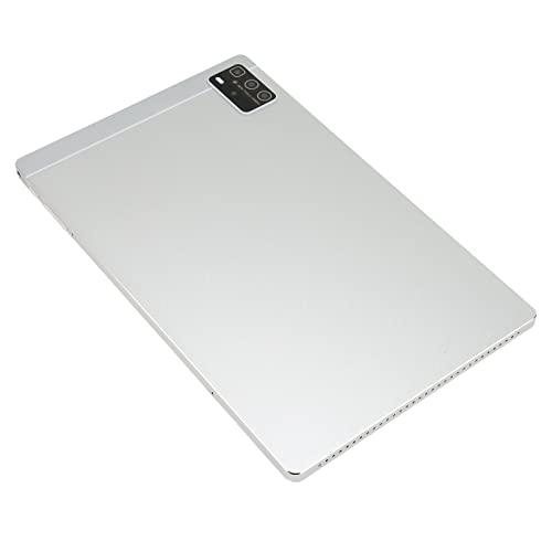 VINGVO Calling Tablet, 100‑240V Silver 2560x1600IPS 10.1 Inch Tablet11 for 6G 128G for Reading (US Plug)
