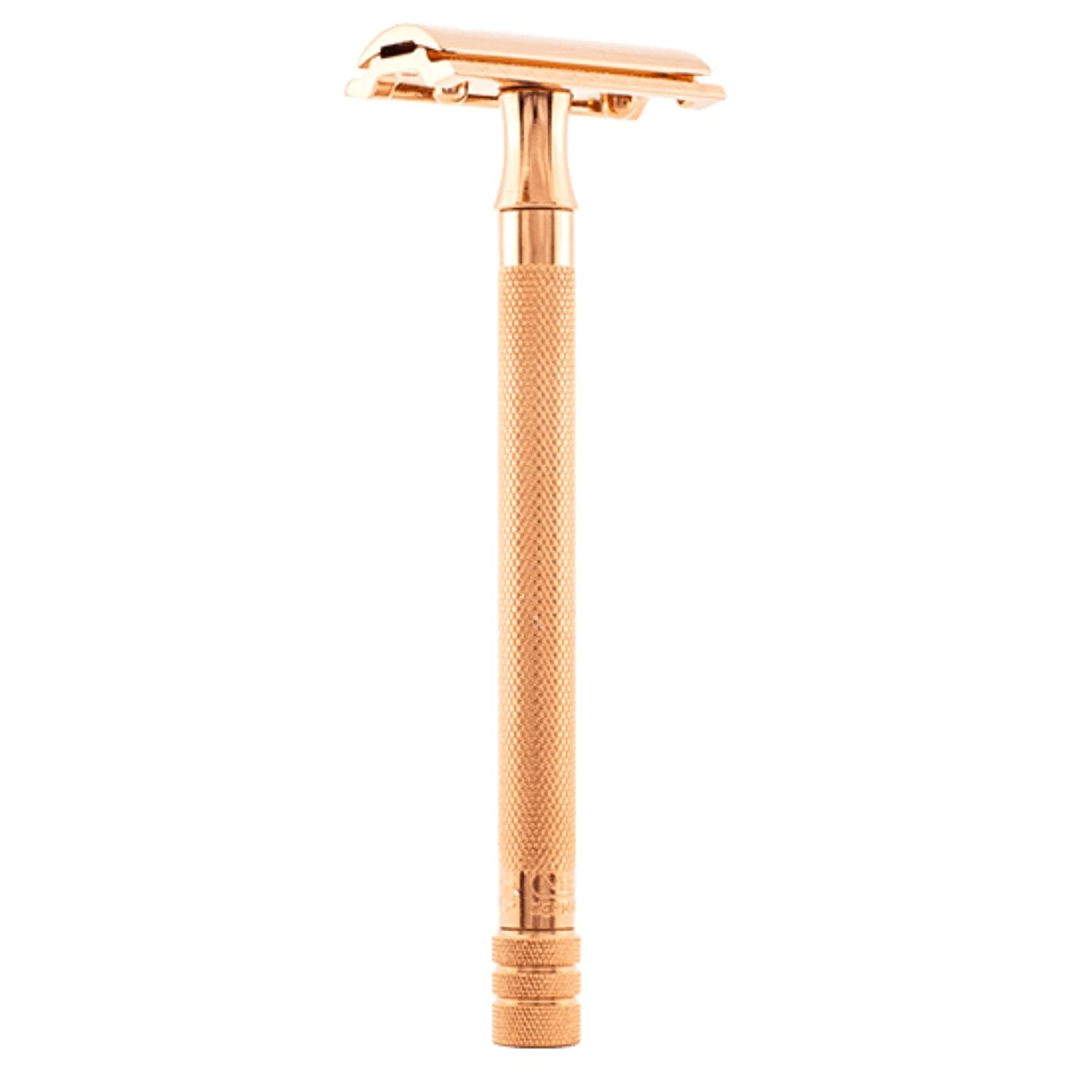 Merkur Merkur Double Edge Safety Razor, Straight Cut, Double Extra Long Handle, Gold, 1 ct.