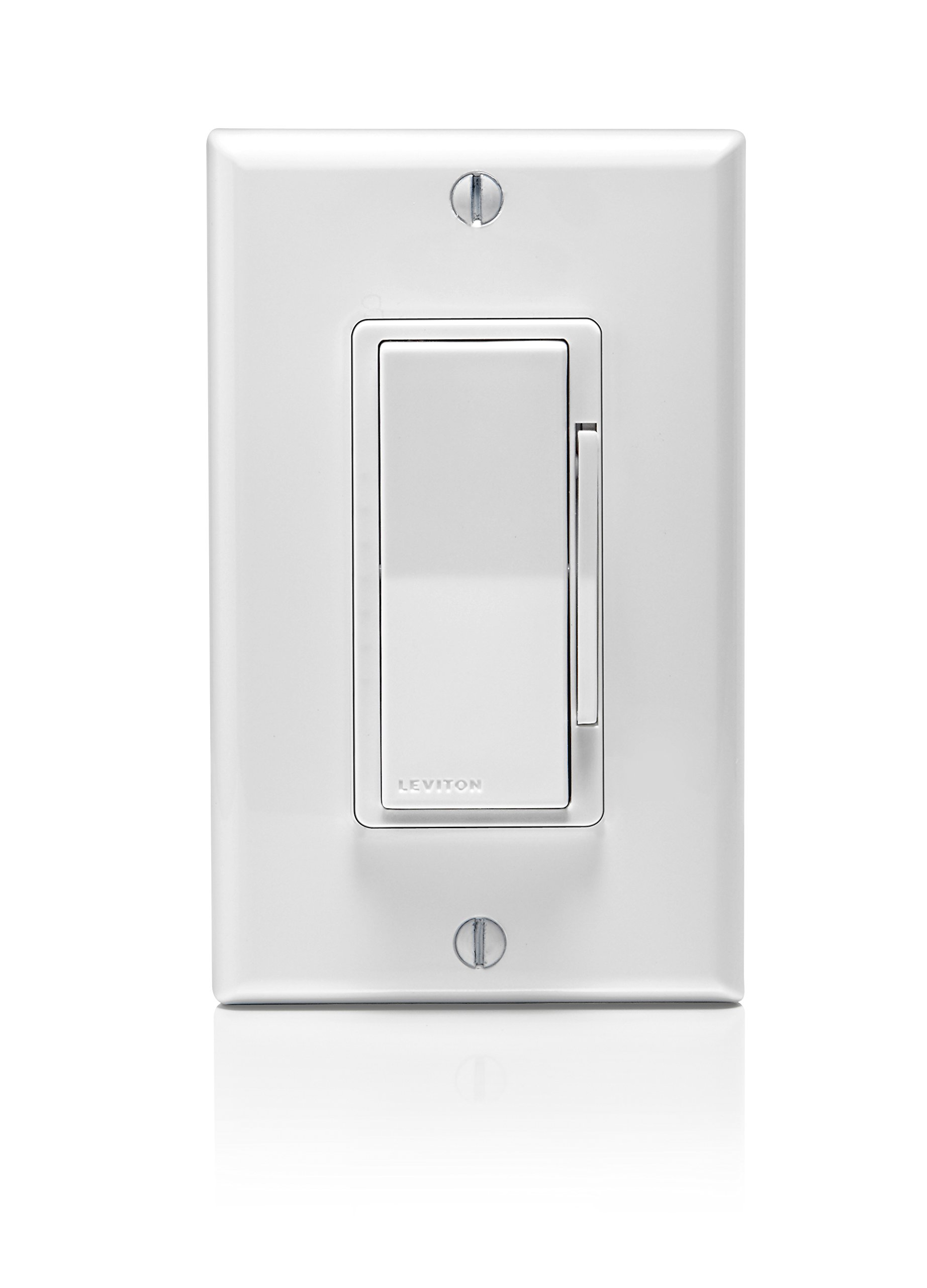 Leviton Decora Digital Dimmer Switch for Dimmable LED, Halogen and Incandescent Bulbs, DDL06-1LZ, White
