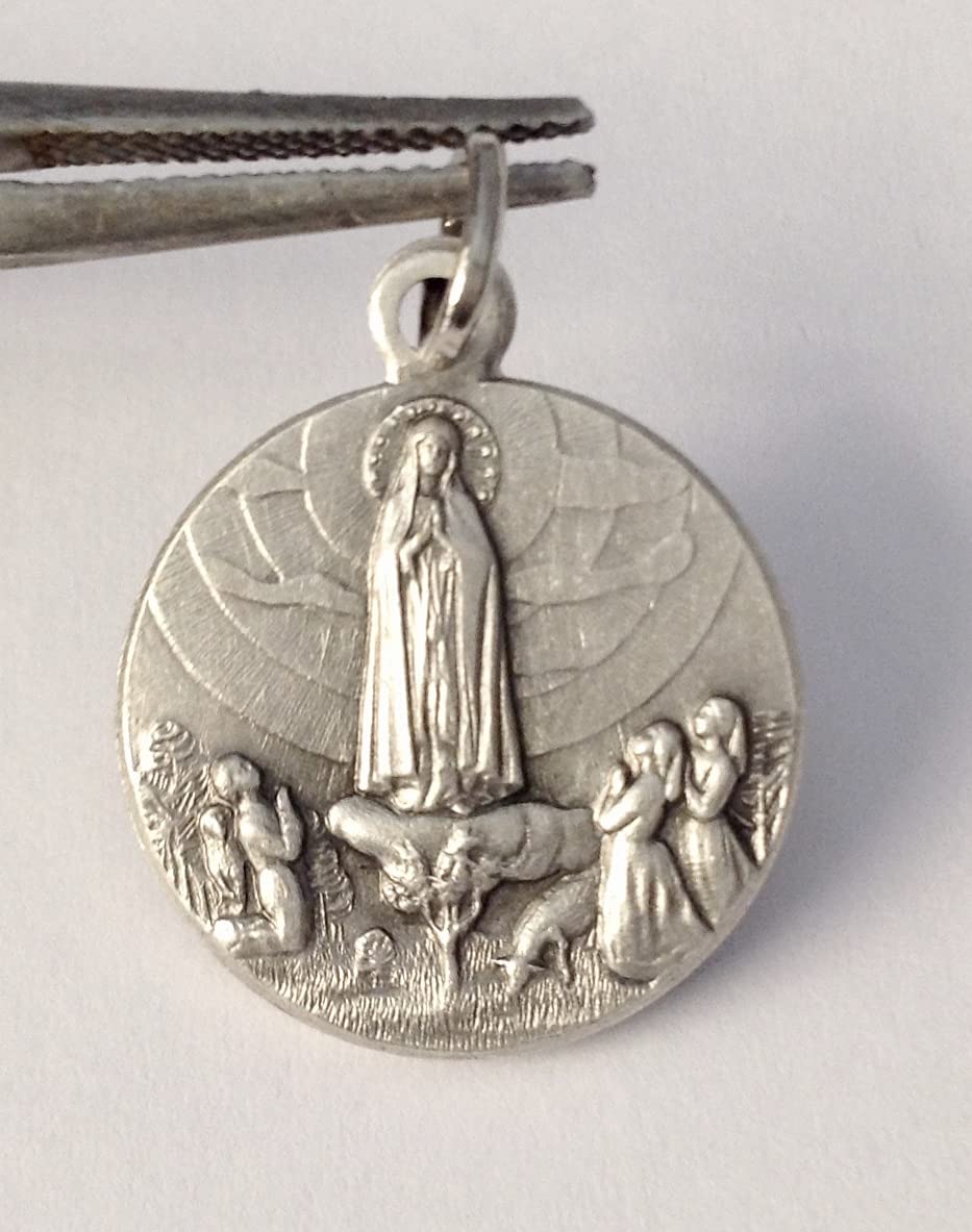 OUR LADY OF FATIMA MEDAL - THE PATRON SAINTS MEDALS - 100% MADE IN ITALY -