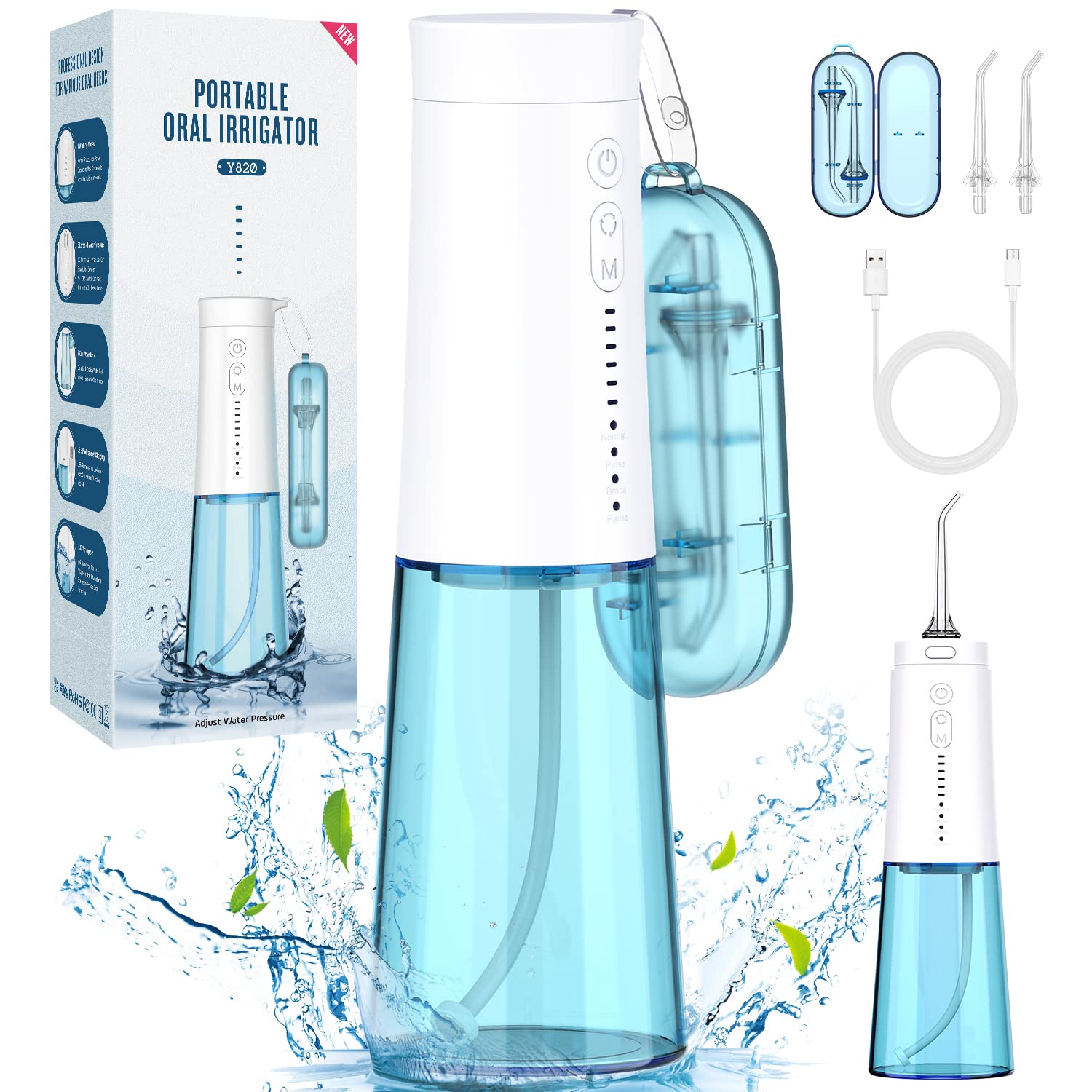 Water Dental Flosser Cordless Water Flossers for Teeth Cordless Cordless Water flosser for Teeth Cleaning