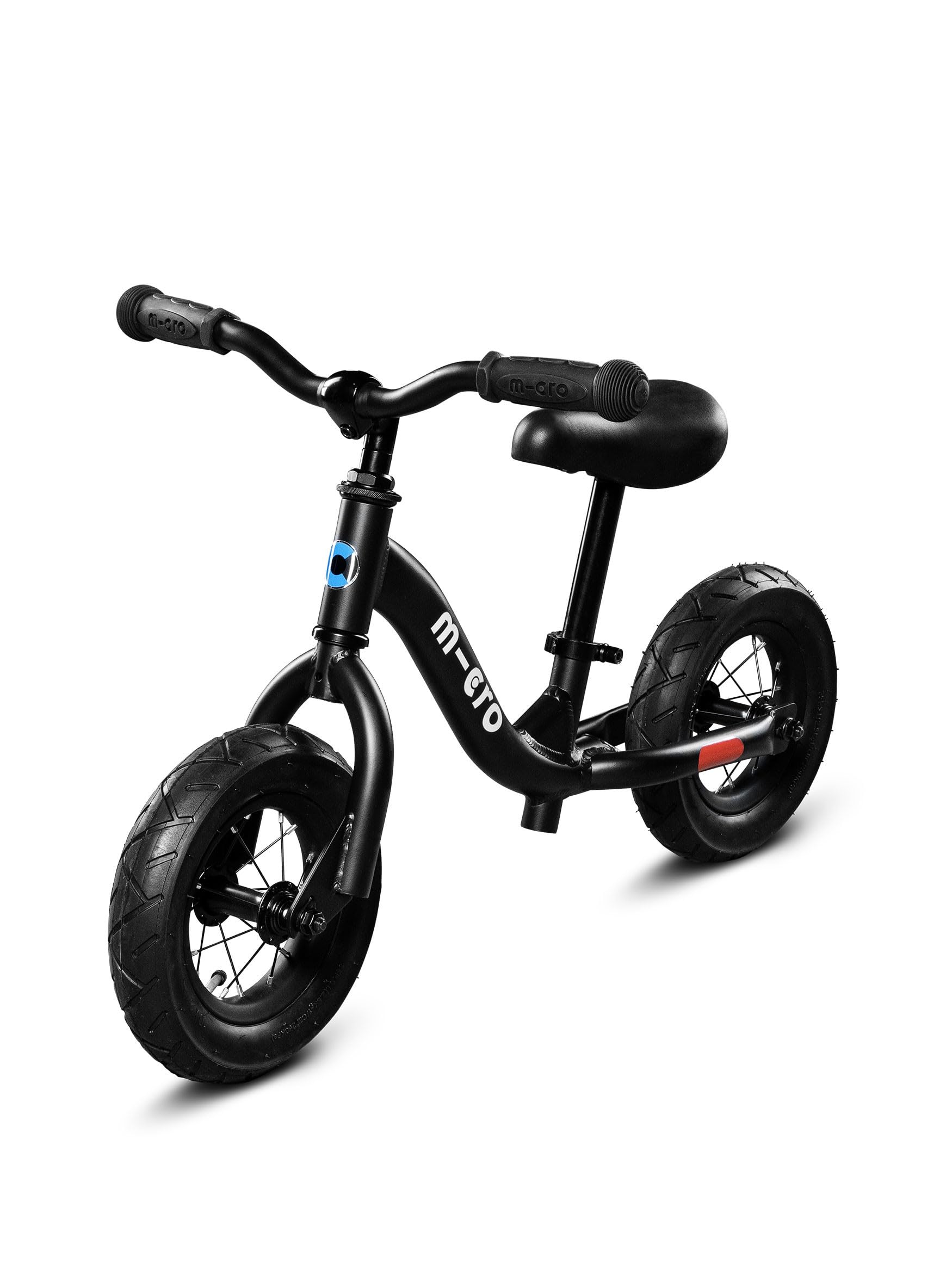 MicroClean Unisex Youth Balance Bike Scooter, Black, 60 cm