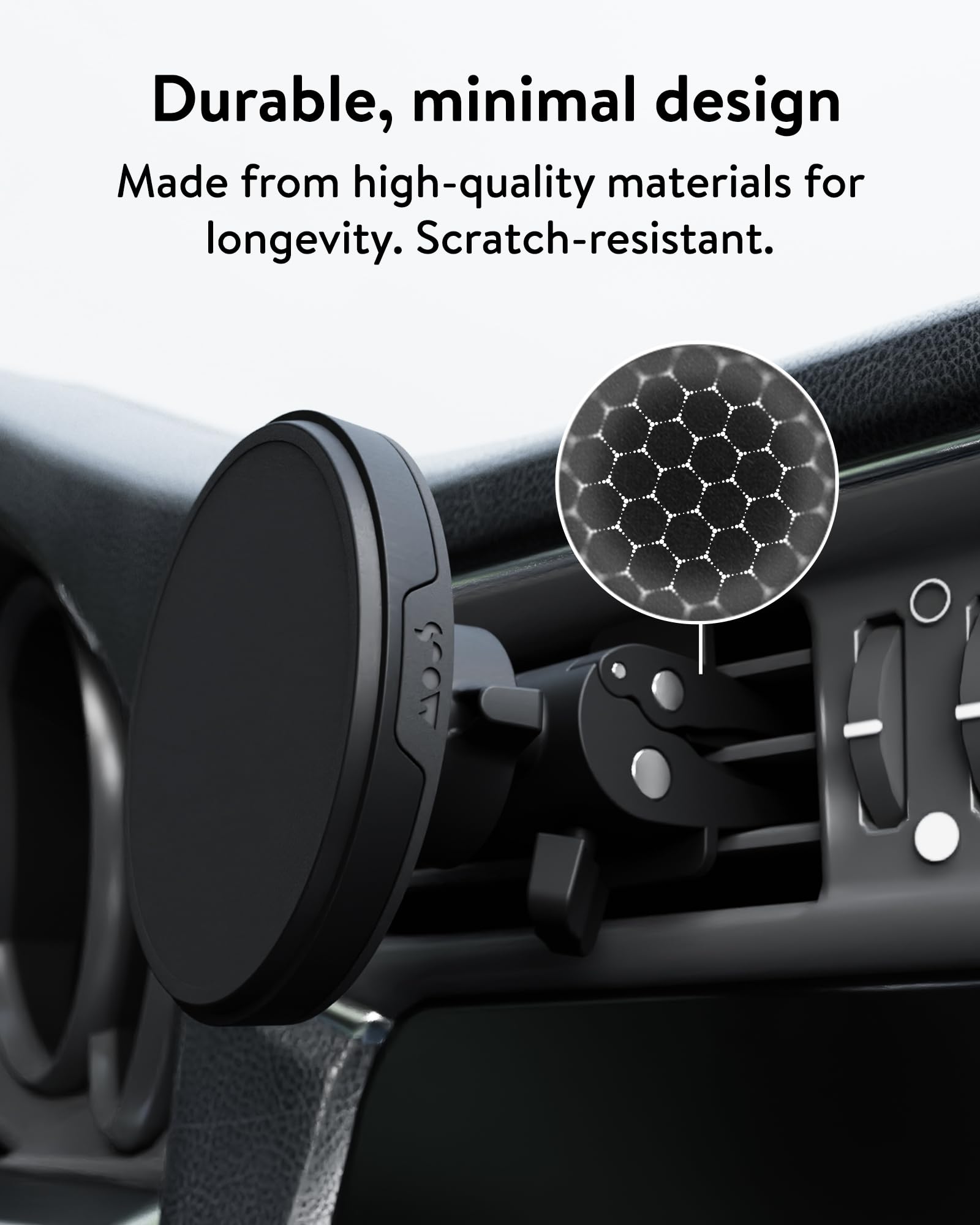 Mous - MagSafe Compatible Vent Mount – MagSafe Car Mount for iPhone 15, iPhone 14, iPhone 13, iPhone 12 Series Phones - MagSafe Accessories