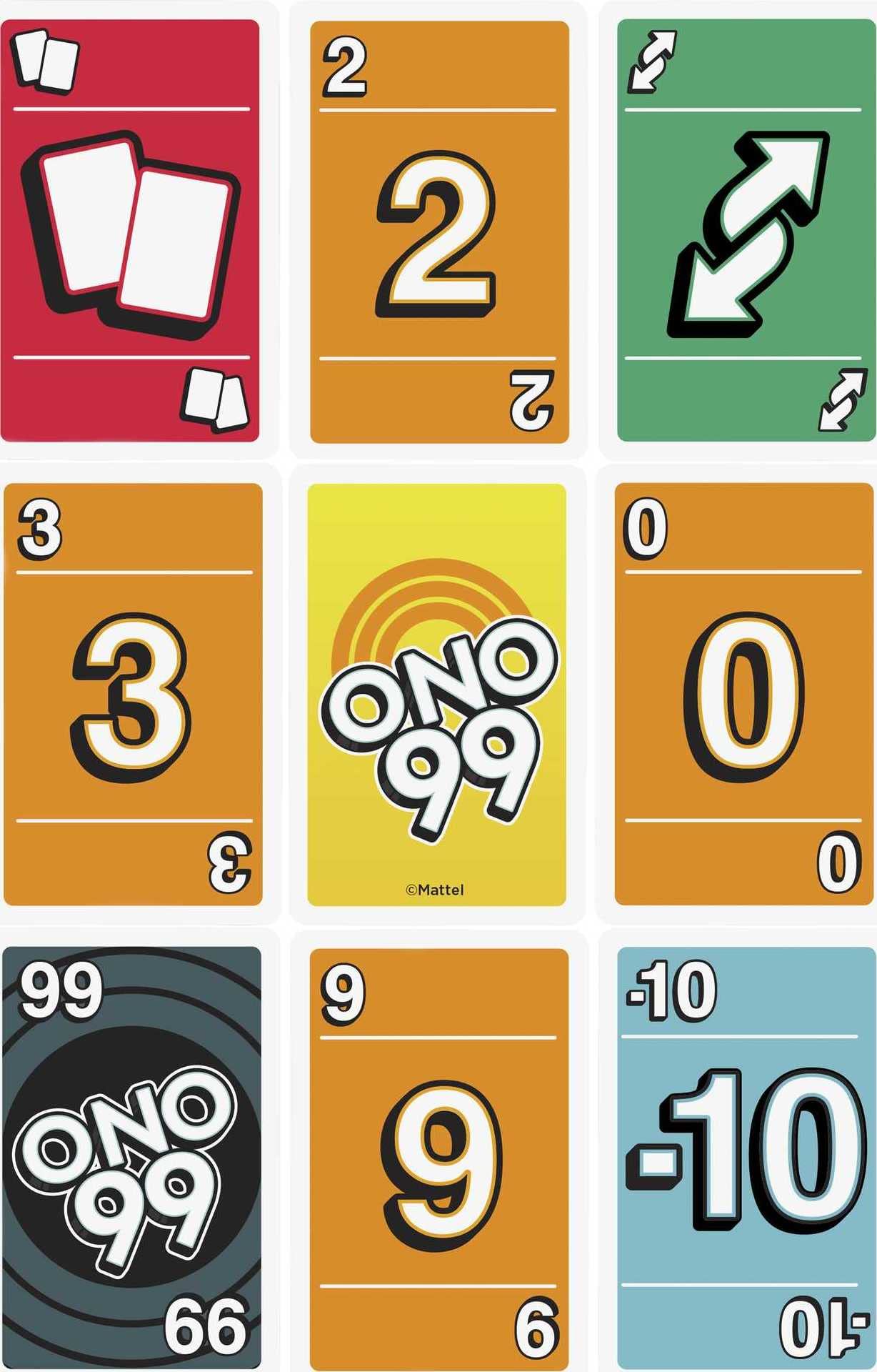 Mattel Games Set of 3 Games with UNO, Phase 10 & ONO 99, Travel Games for Kids & Family Night with Storage Tin Box (Amazon Exclusive)