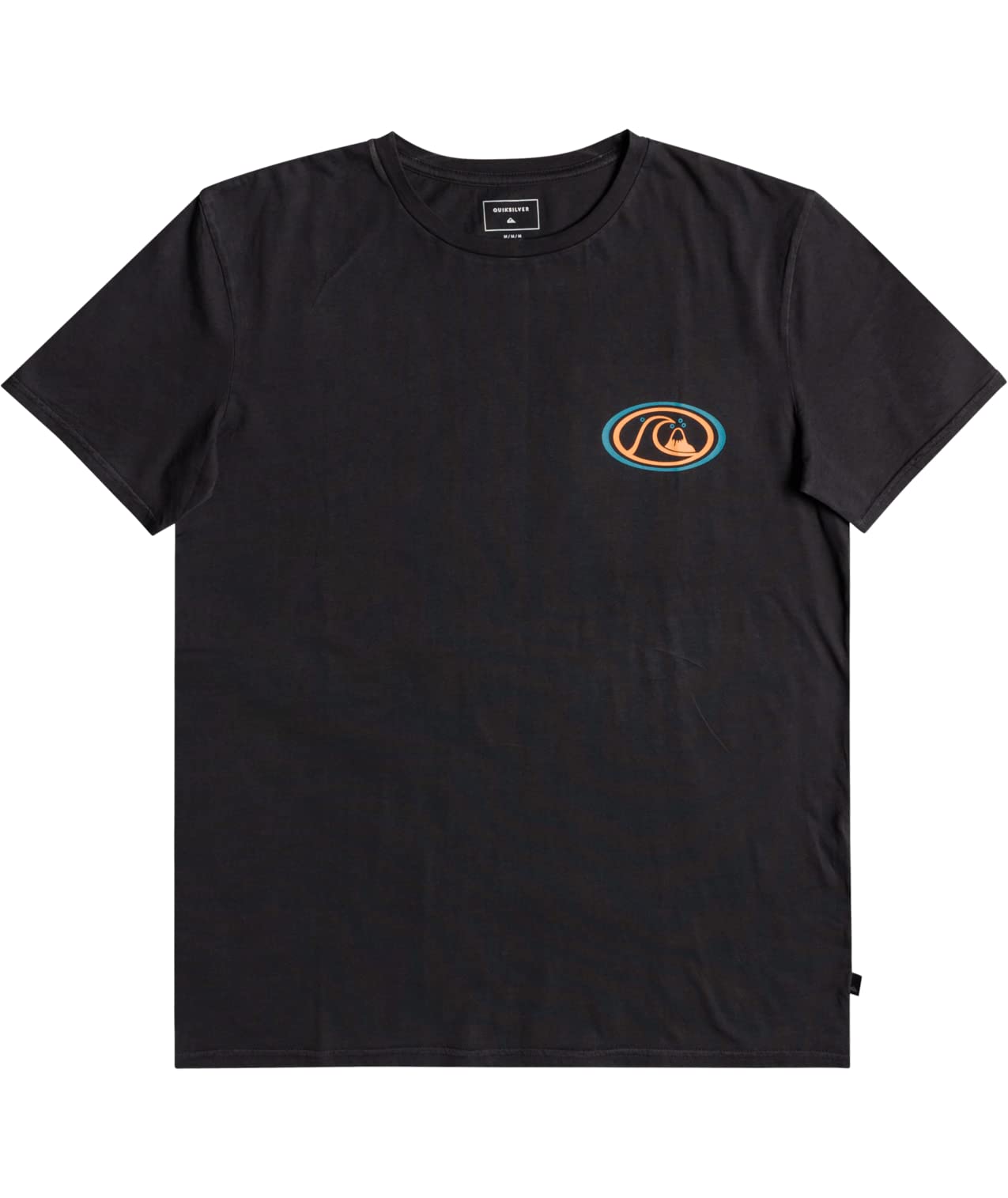Quiksilver Men's Modern Fit Organic Cotton Tees - Arched Bay Window (Black, X-Large)