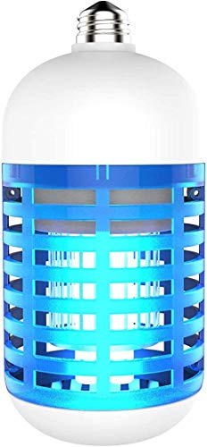 White Kaiman UV-A 5WATT Bug Zapper Electric Bulb for Indoor & Covered Outdoors 500volts (White Zapper)