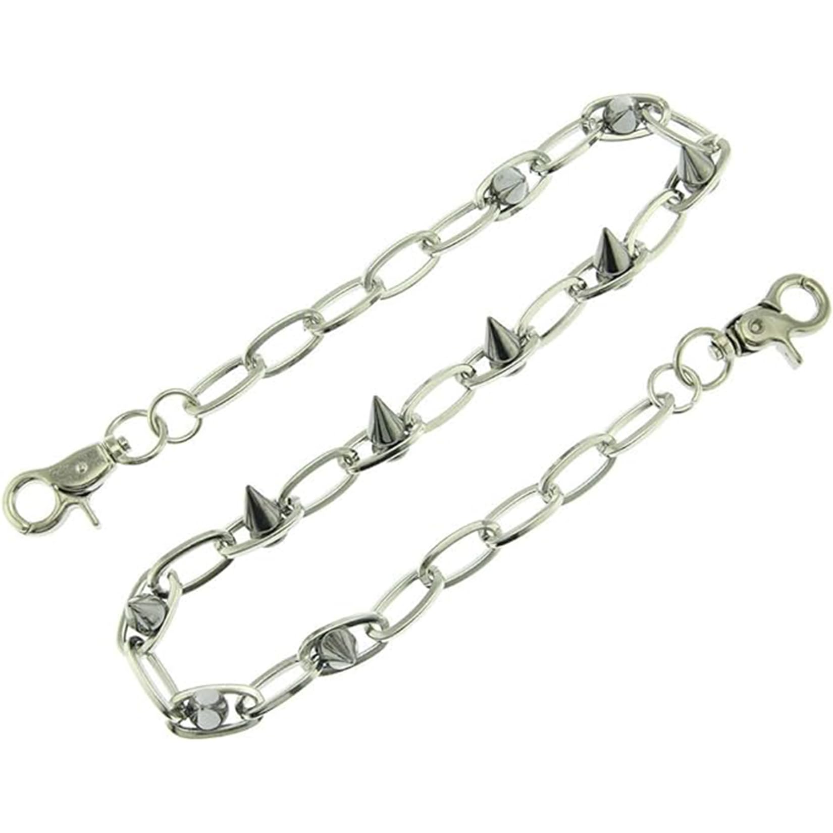 PINKPIN Heavy Rivet Biker Keychain Skull Punk Trouser Wallet Chain Hip Hop Jeans Chains Pants Chain For Men Women