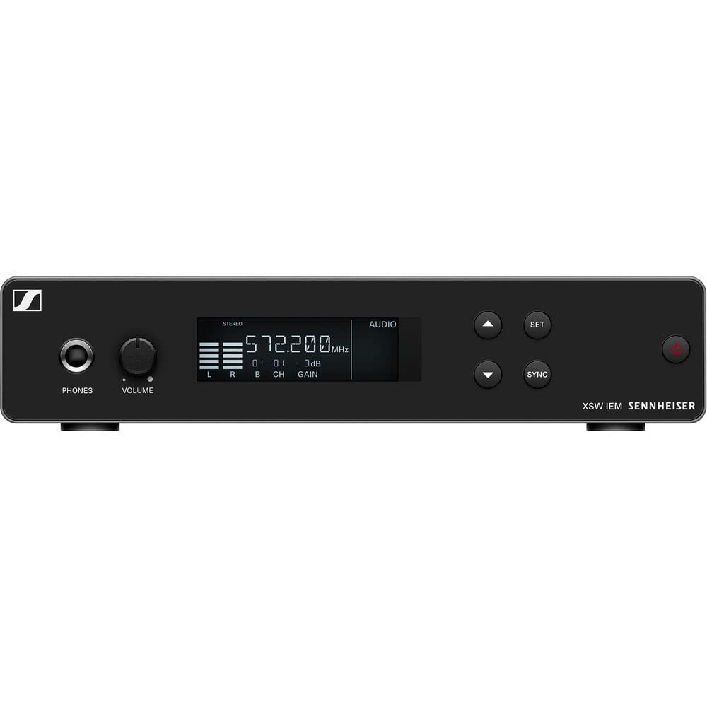 Sennheiser XSW IEM SET Stereo In-Ear Wireless Monitoring System A: 476 to 500 MHz (509146) Bundle with Auray Carrying Bag for Wireless System