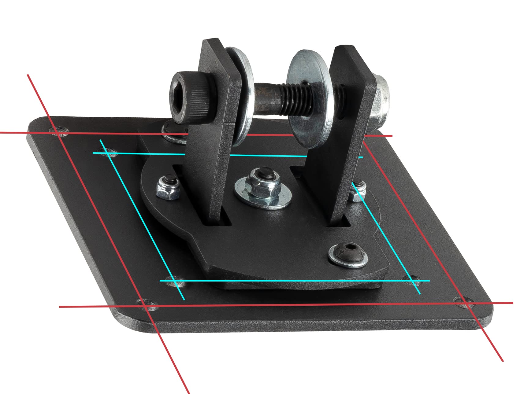 SimFab Monitor Mount System Vesa Adapter, Model LD 75x75mm and 100x100mm VESA pattern