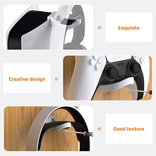 SOLUSTRE Accessories Pc 2 Pieces Wall Headphone Holder Wall Headphone Shelf Hanging Headphone Holder Headphone Holder Rack Headphone Bracket Shelf Game Shelf Wall Pc Gaming