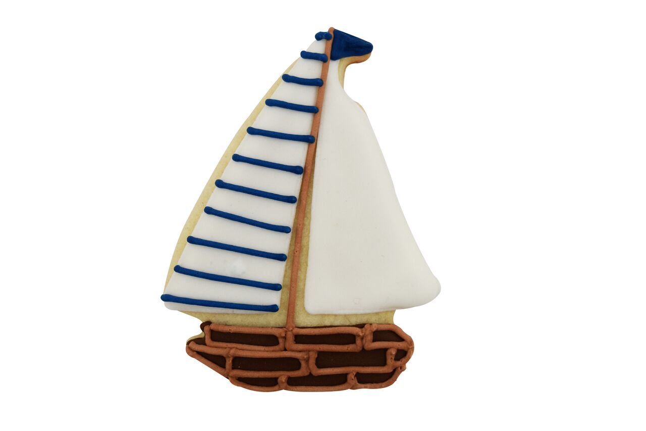 Sailboat 3.5 Inch Cookie Cutter from The Cookie Cutter Shop β Tin Plated Steel Cookie Cutter
