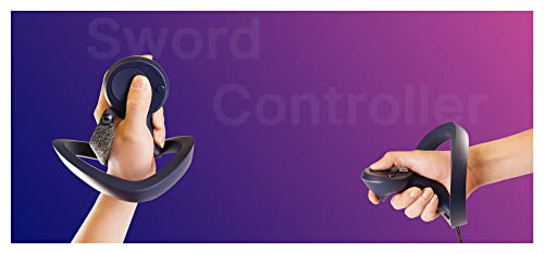 The Sword Motion Controller is Compatible with Pimax Craftsman, 5K Series, 8K, Compatible with HTC Vive Pro, Pro 2, Elite Kosmos, Valve Index, and Varjo.
