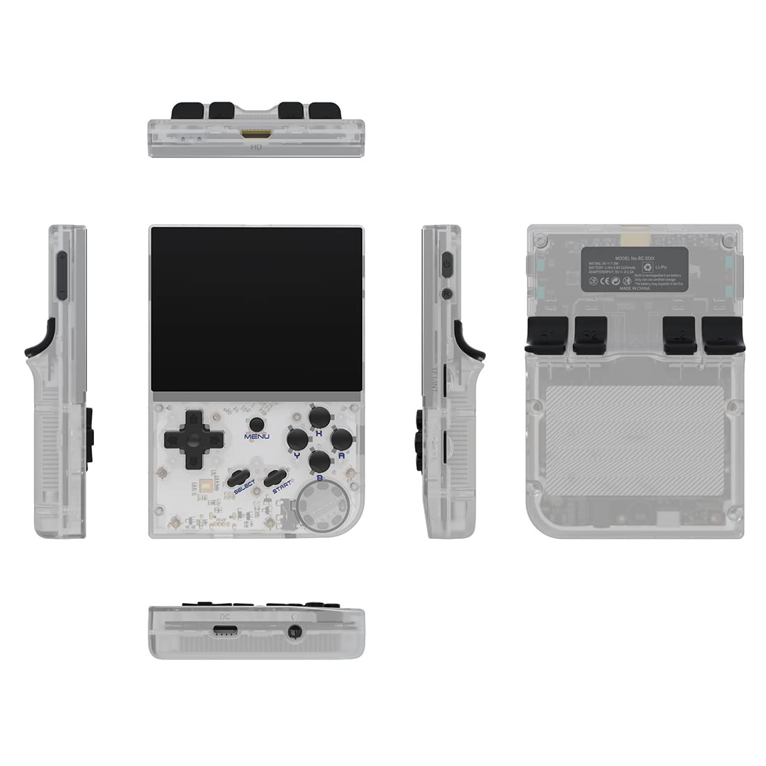 RuiyiF Latest RG35XX Handheld Game Console 3.5-Inch Portable Retro Video Games Player with 5000/8000 Games